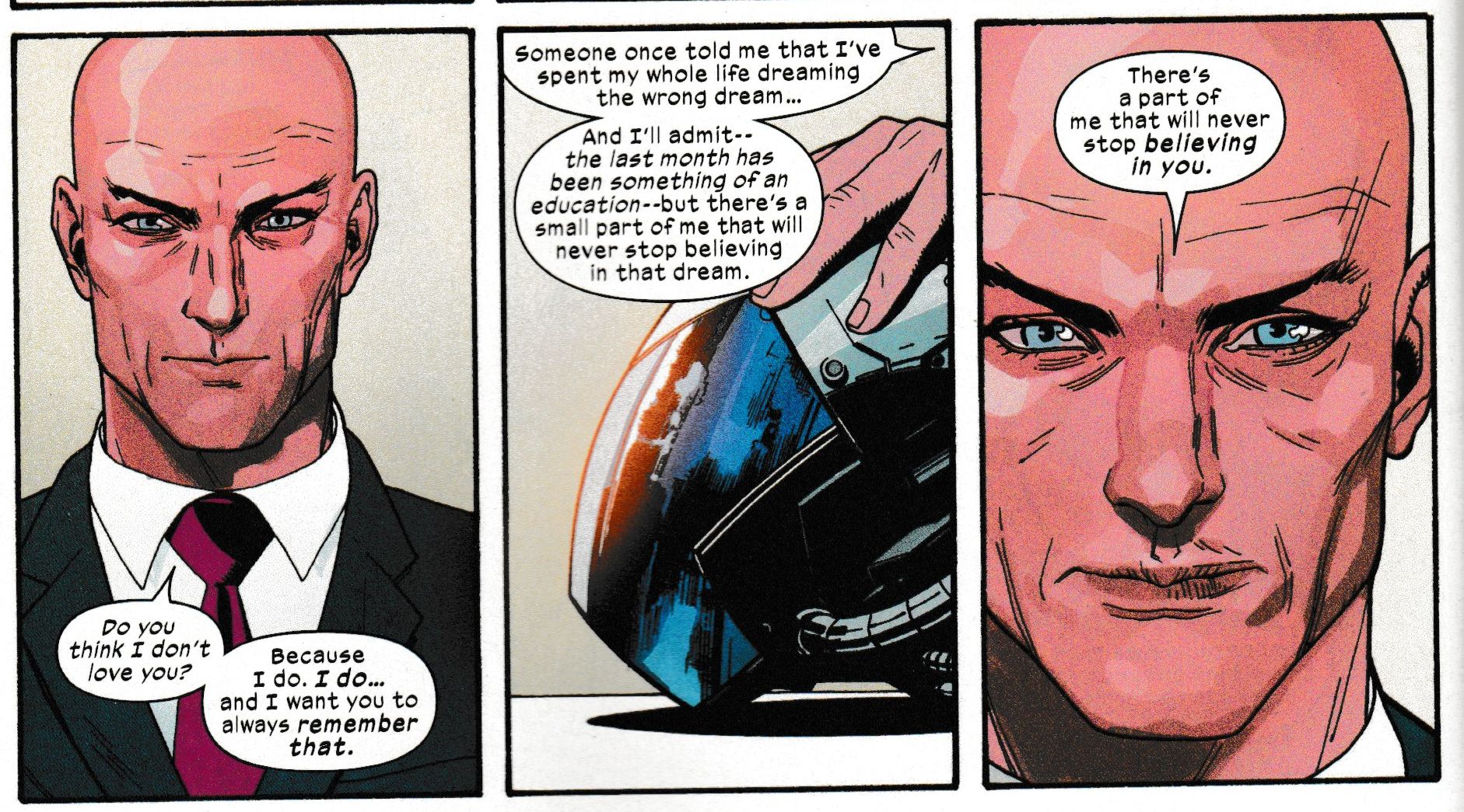 professor x comic panel