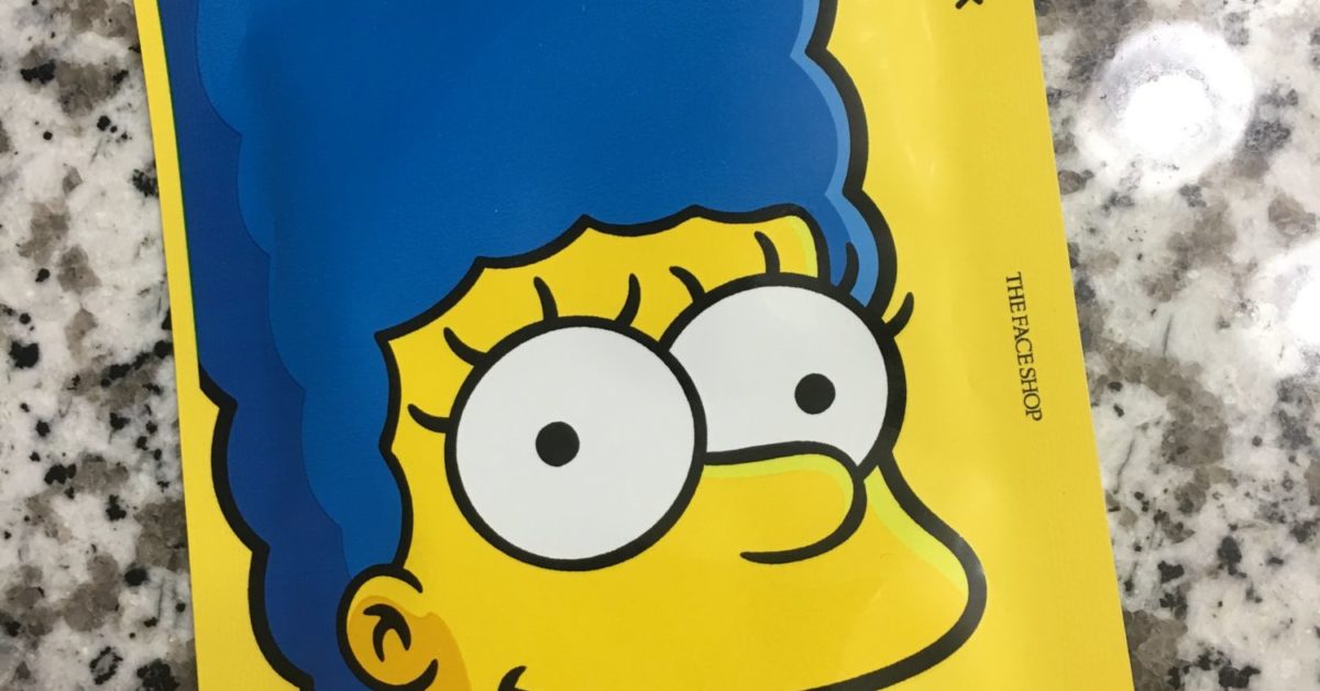 This Marge Simpson Face Mask Will Leave You Horrifyingly Hydrated!