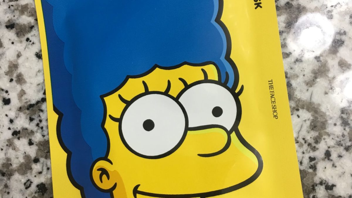 Faccia Di Marge Simpson Maggie Simpson Party Face Mask (The Simpsons)