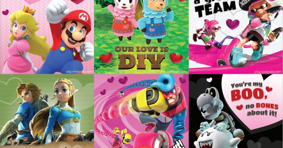 In Case You Need More Valentines, Nintendo Has Your Back