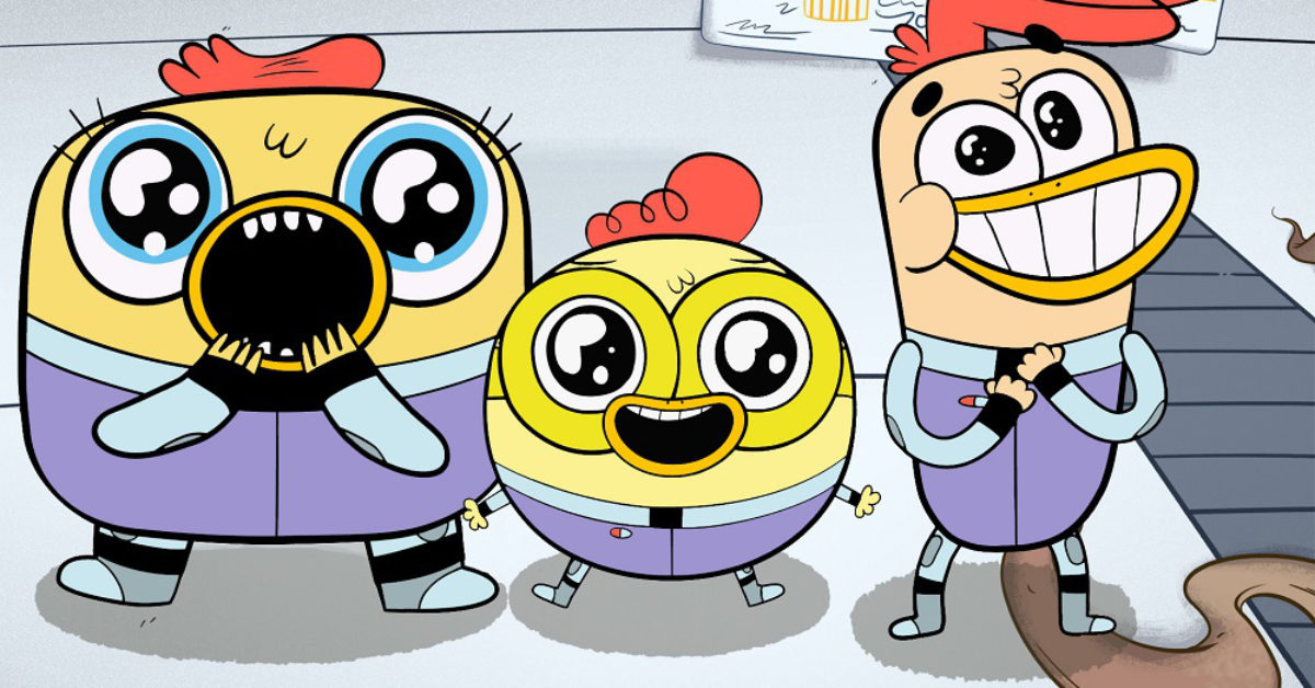 Space Chickens in Space Set to Engage in Some Animated "Fowl Play"