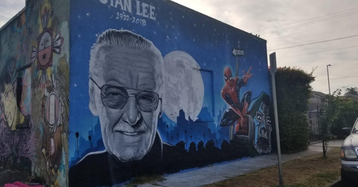 Three Stan Lee Street Murals Spring Up - More to Come?
