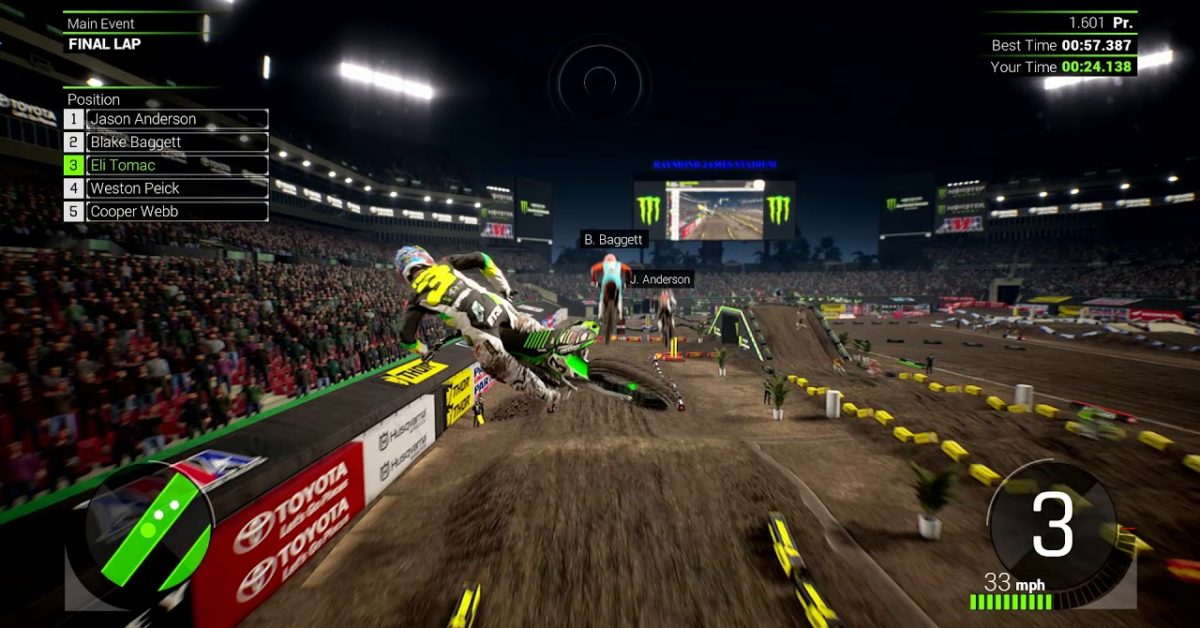 Milestone Reveals First Gameplay Trailer for Monster Energy Supercross 2
