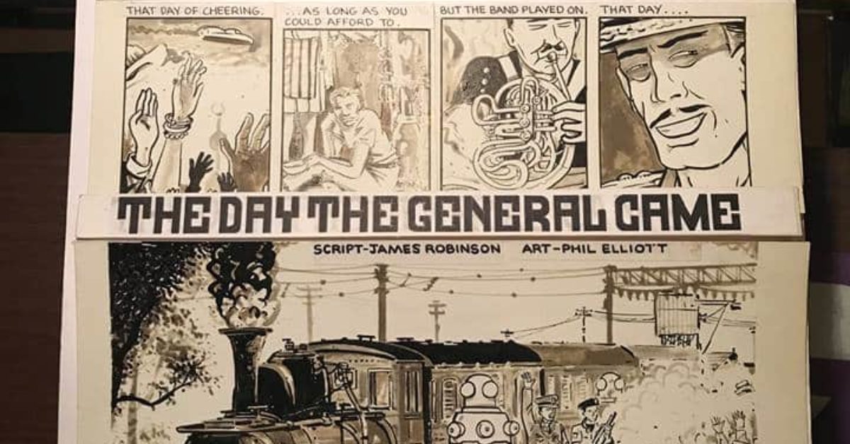The Day Phil Elliott's Original Comics Artwork Was Recovered