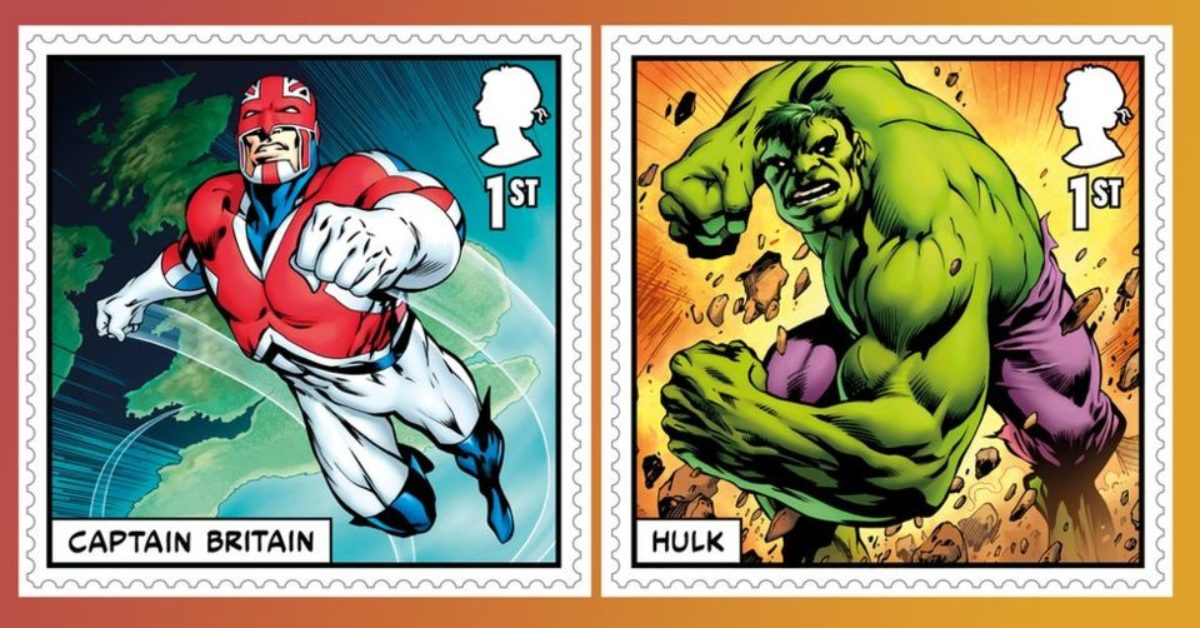 Alan Davis Creates Marvel Comics Stamps for the British Royal Mail