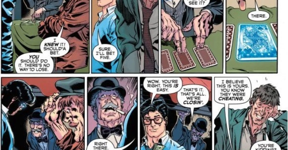 Superman Uses His Powers For... Gambling?! in Next Week's Man and ...