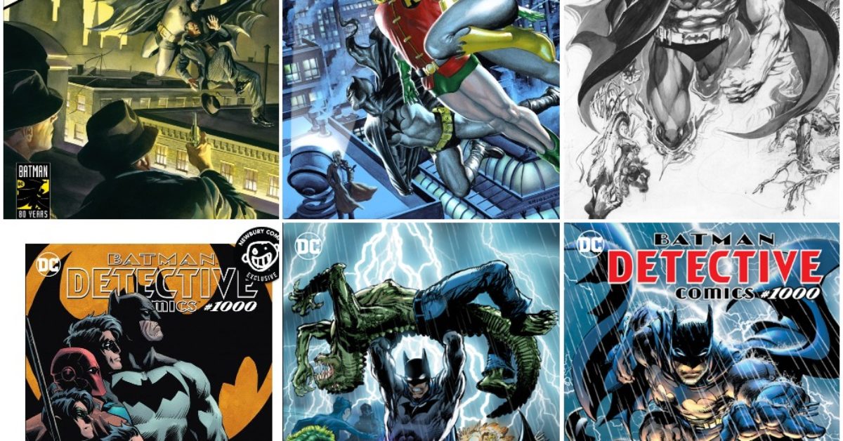Eleven More Covers For Detective Comics 1000 Well Seven Really