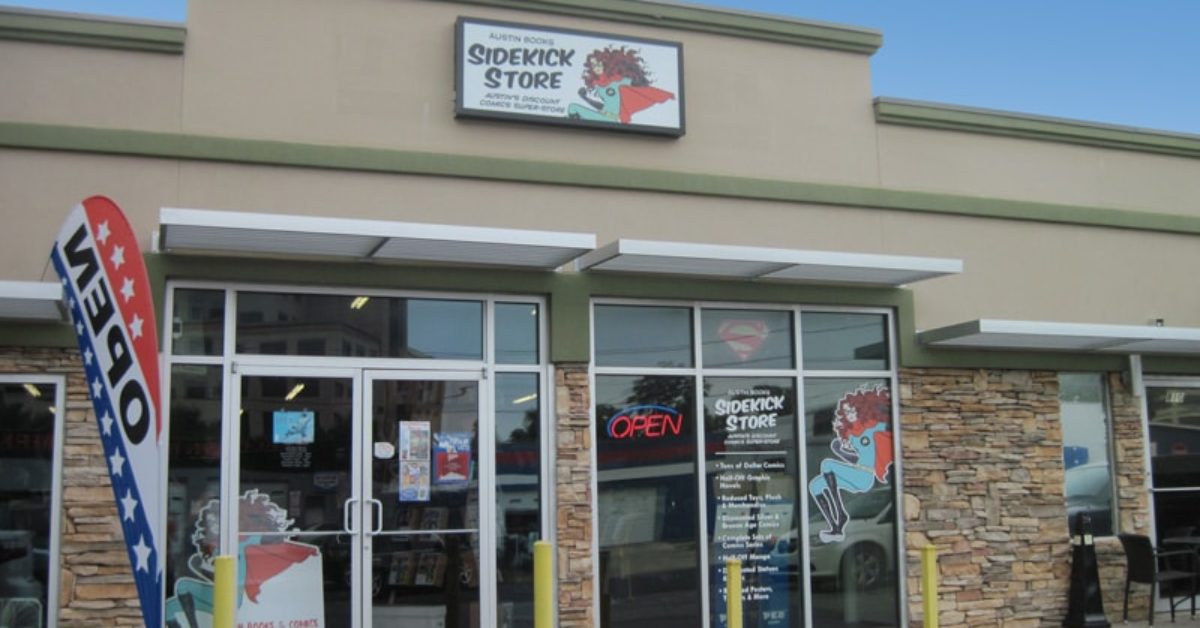 Austin Books & Comics Closing Its Sidekick Store This Weekend