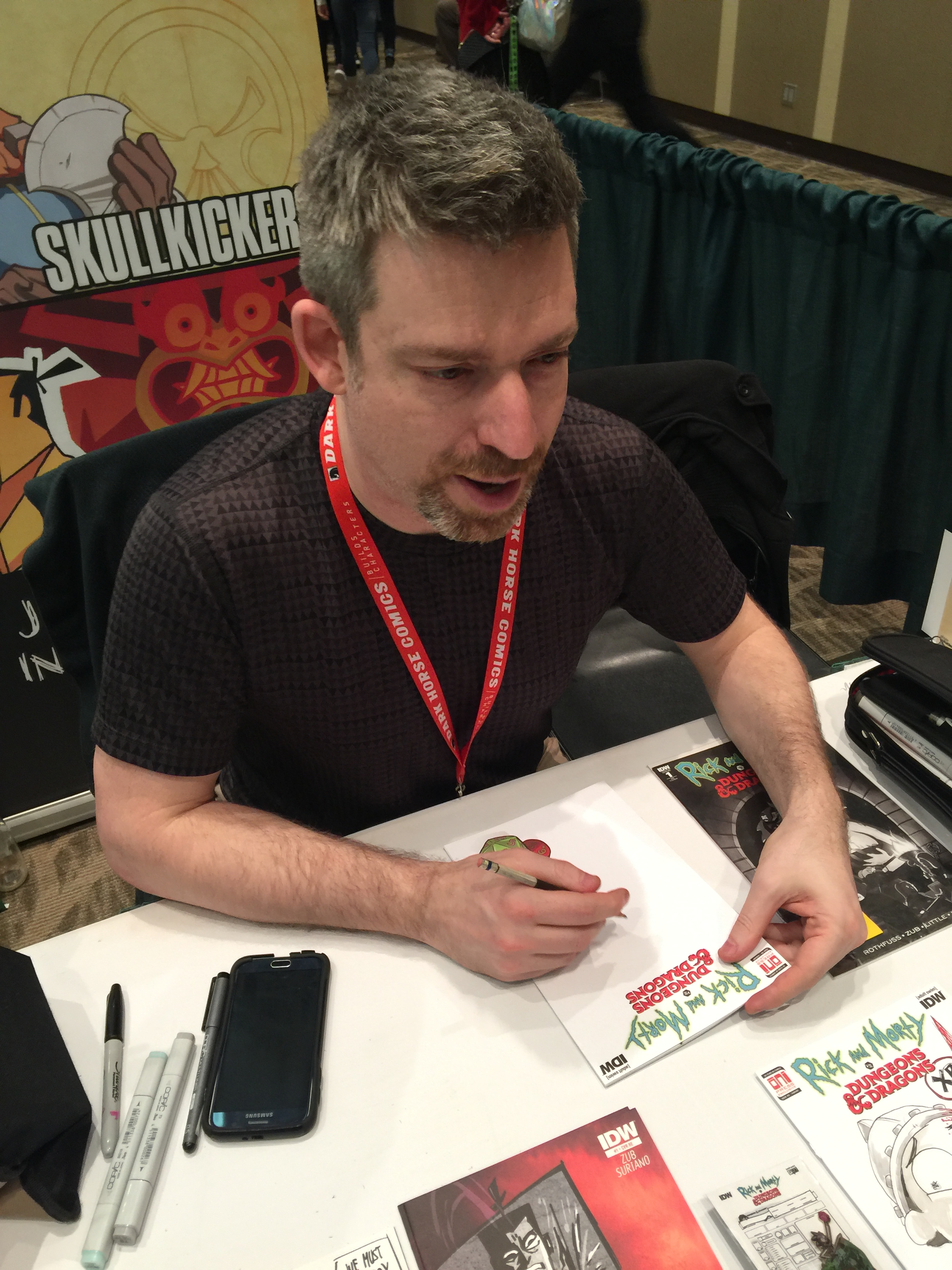 Sketching and Roleplaying - Rick & Morty Vs. D&D with Jim Zub ECCC 2019