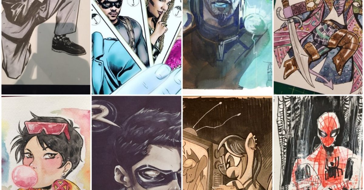 37 Comic Art Commissions From ECCC 2019 - Day One