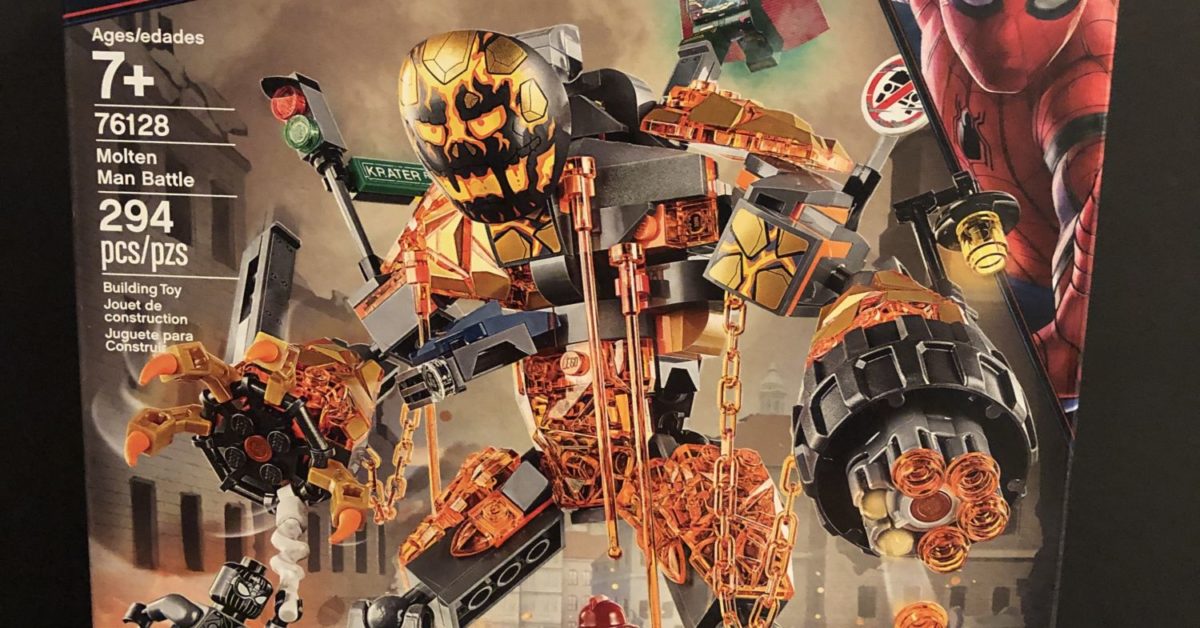 Let's Take a Look at LEGO Spider-Man: Far From Home's Molten Man Set