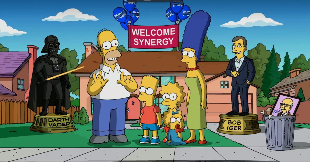 Homer Welcomes Disney Corporate Overlords in Disney+ 'The Simpsons ...