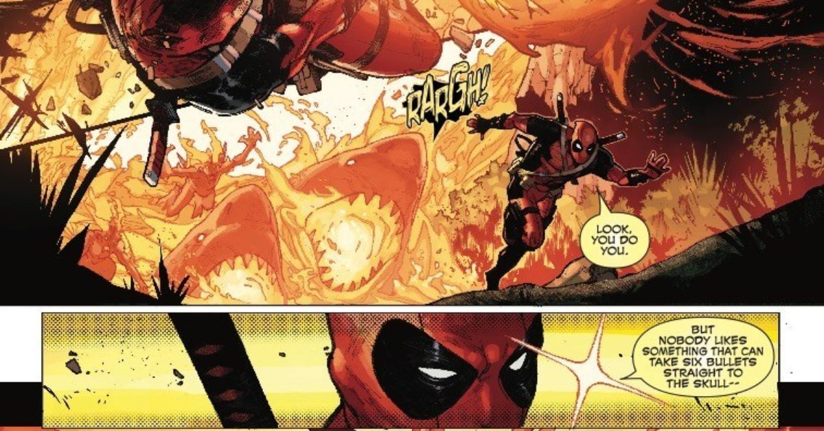 Deadpool Takes Jumping the Shark to the Next Level - War of the Realms ...