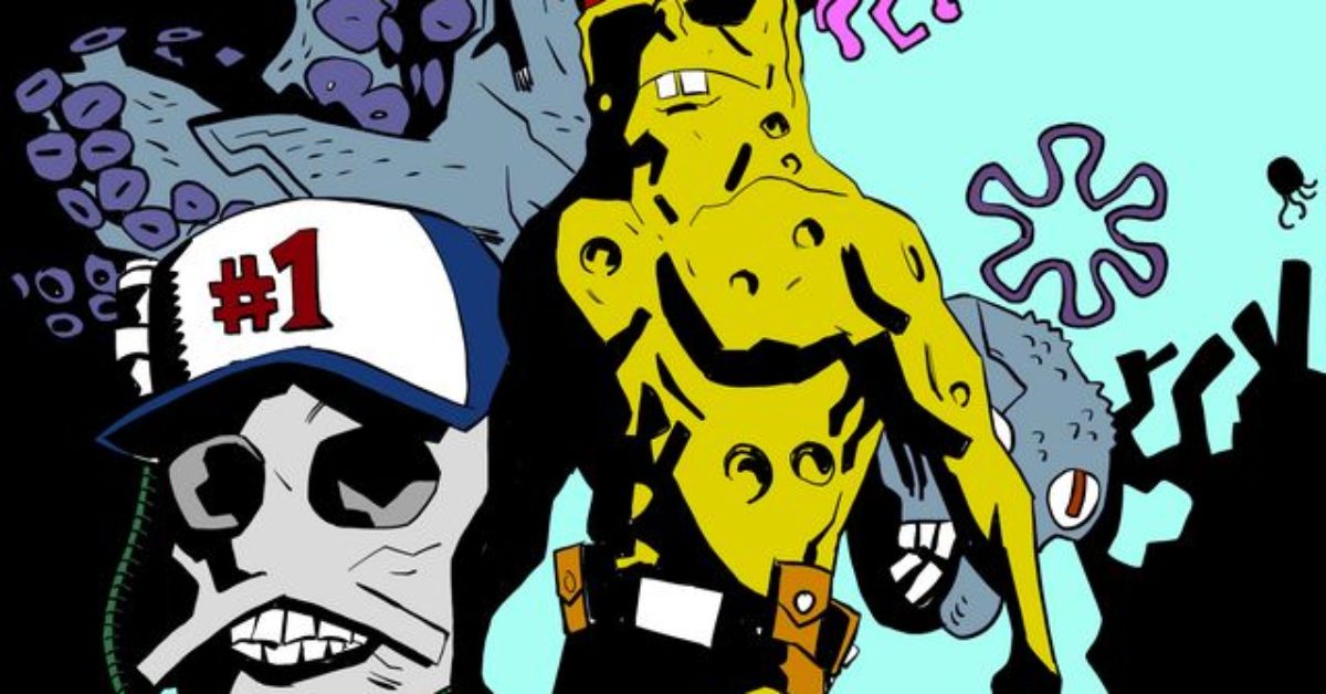 What If Hellboy's Mike Mignola Drew Spongebob Squarepants?
