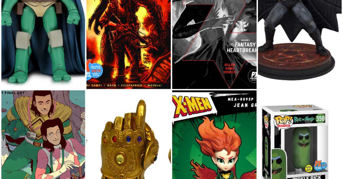 Detailed Batman Damned Statue, Glow-In-The-Dark Pickle Rick and ...