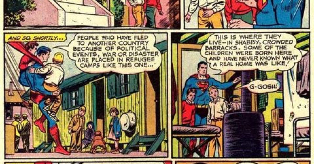 DC Comics Urges Readers to Be Like Superman, #StandWithRefugees