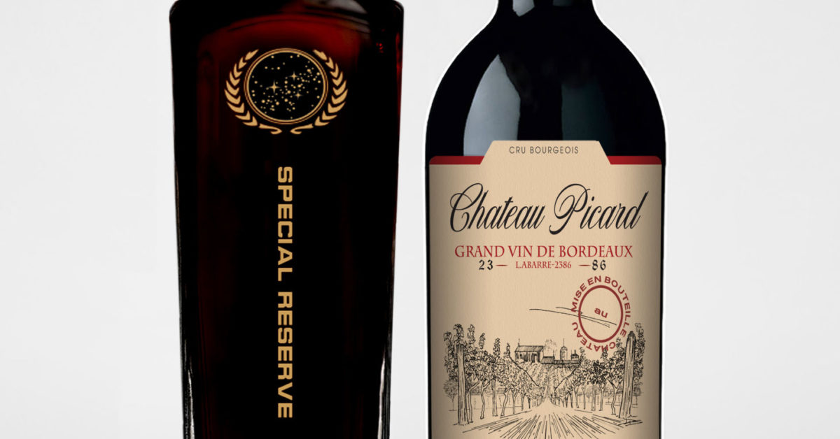 CBS Announces Two "Star Trek: Picard" Themed Wines
