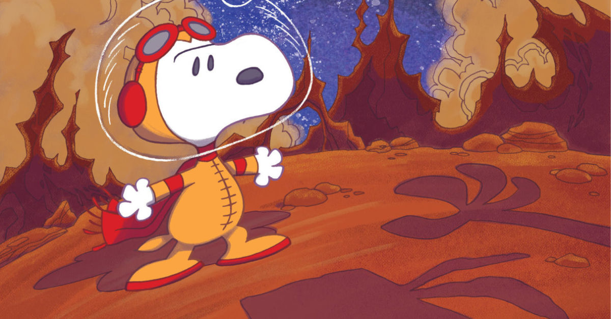 Snoopy: A Beagle of Mars OGN Brings Snoopy to Space