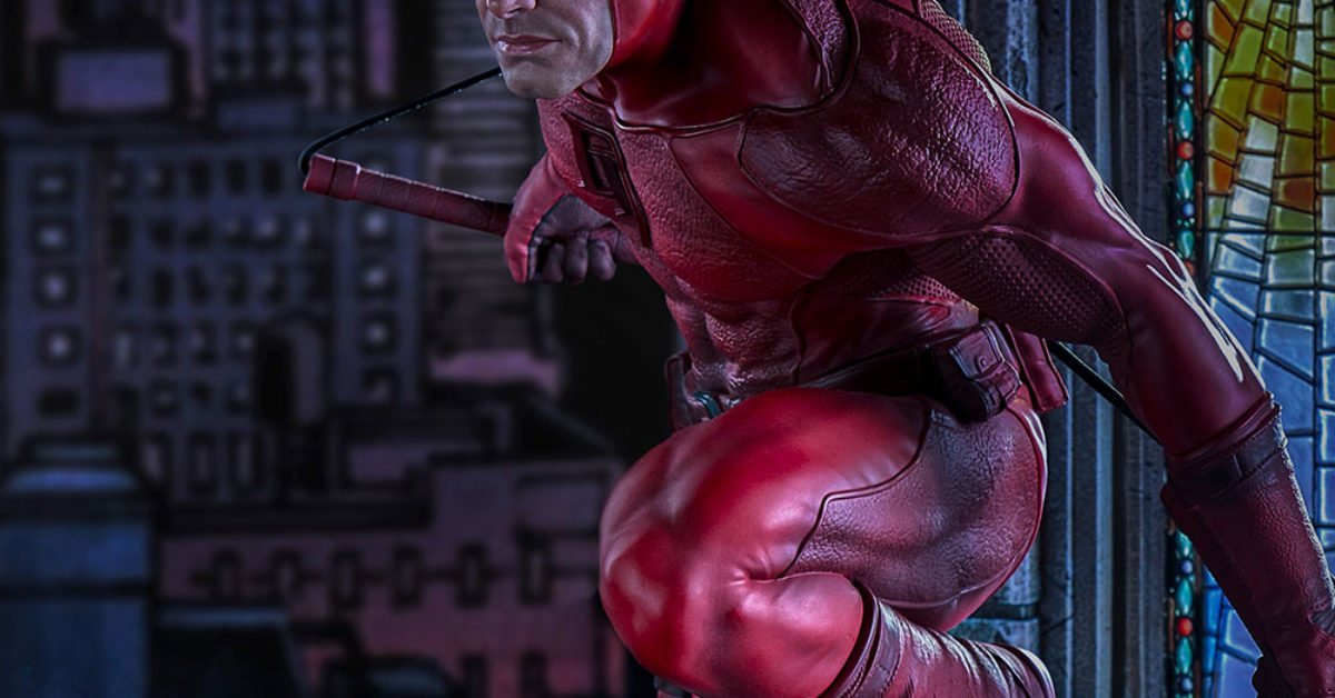 Daredevil Arrives with New Statue by Sideshow/Iron Studios