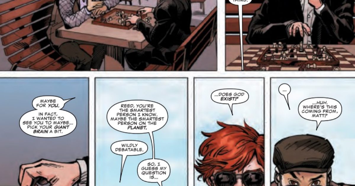 Does God Exist? Reed Richards Reveals All in Daredevil #9