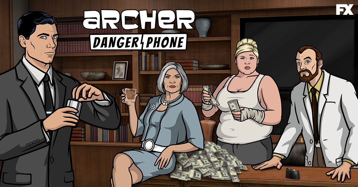 Disruptor Beam Reveals New FXX Mobile Game "Archer: Danger Phone"