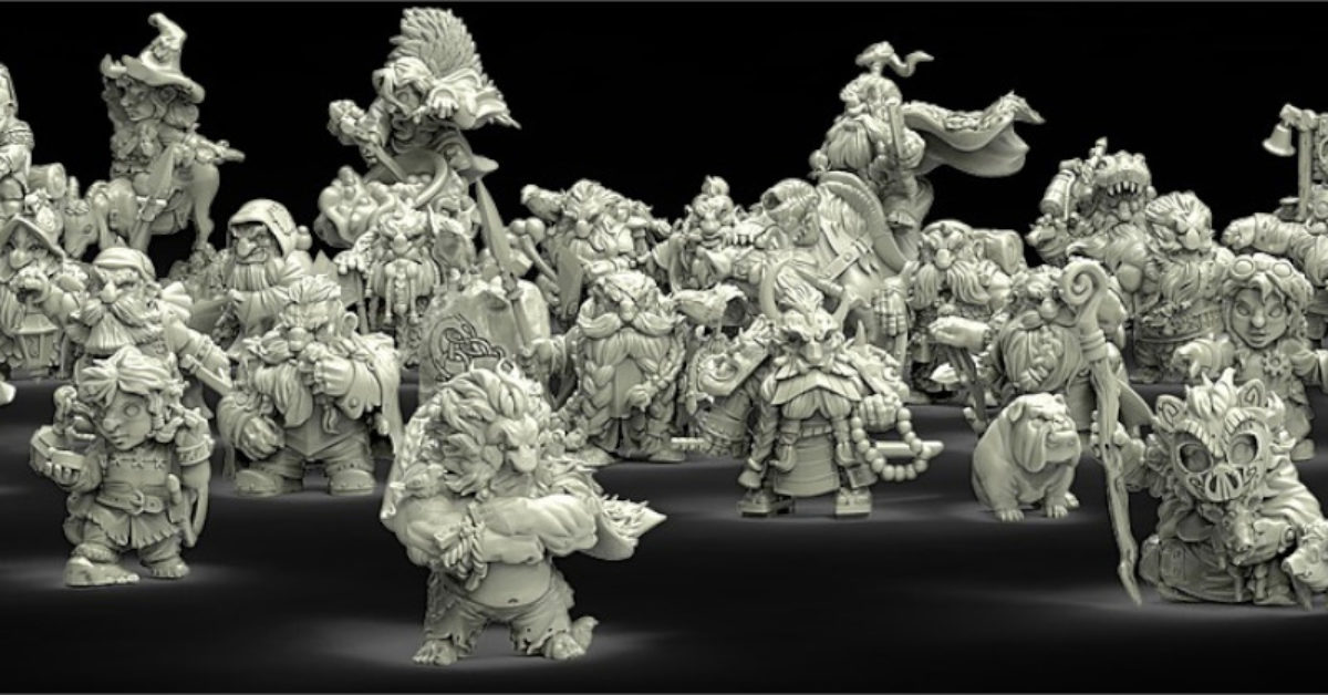 Durgin Paint Forge: Classic Fantasy Minis with a Twist (Mini Spotlight)