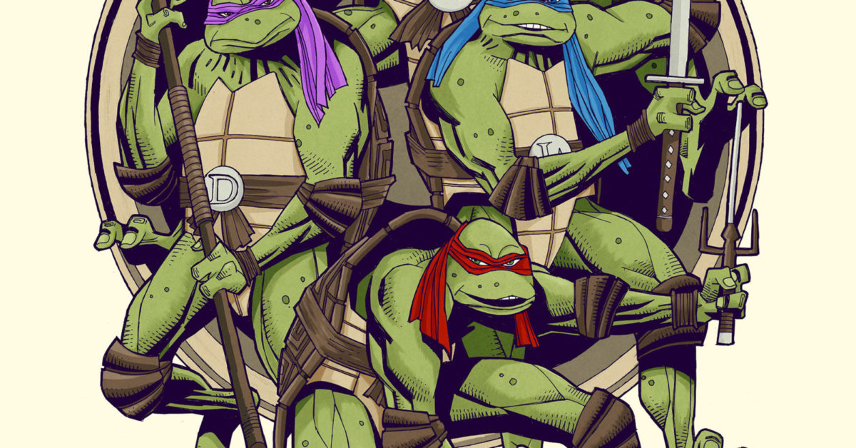 Mick McMahon Draws Teenage Mutant Ninja Turtles For Thought Bubble