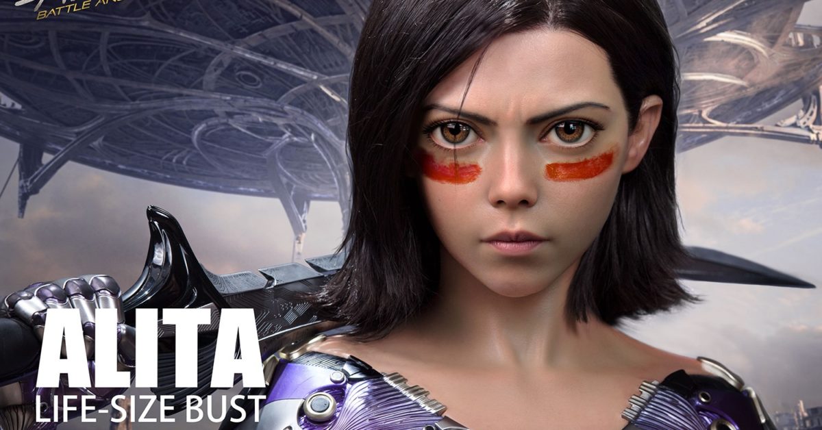 "Alita: Battle Angel" Gets a Life Size Busts From Queen Studio