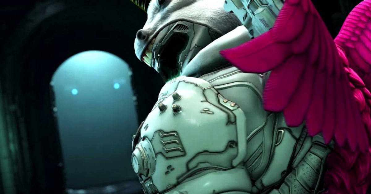 Dress Up the Doom Slayer as a Pretty Unicorn in "DOOM Eternal"