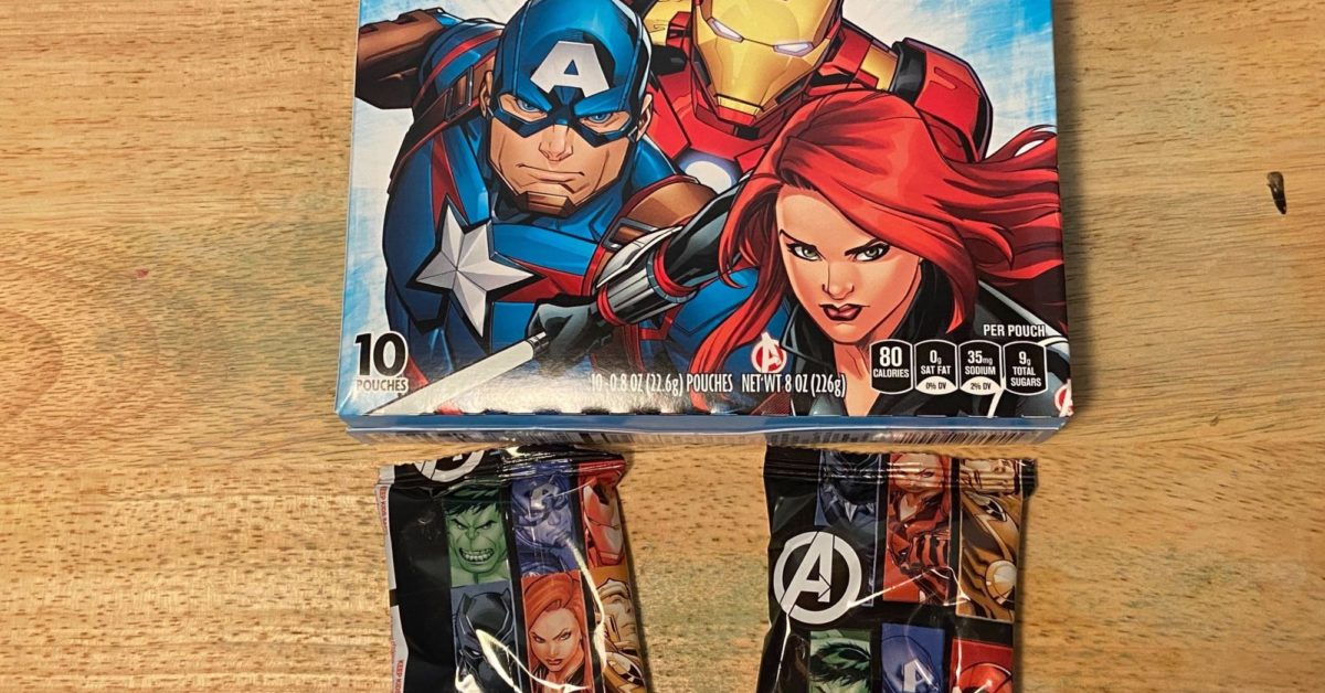 Nerd Food: Betty Crocker's Avengers Fruit Snacks