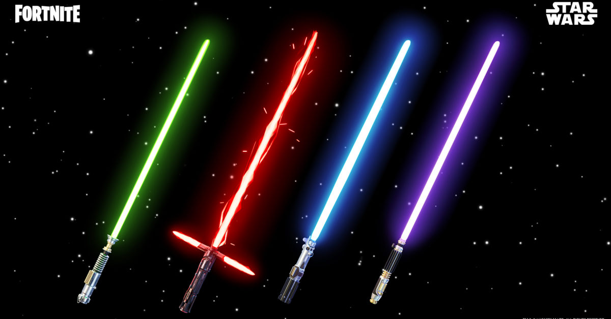 Lightsabers have Returned To Fortnite For A Limited Time