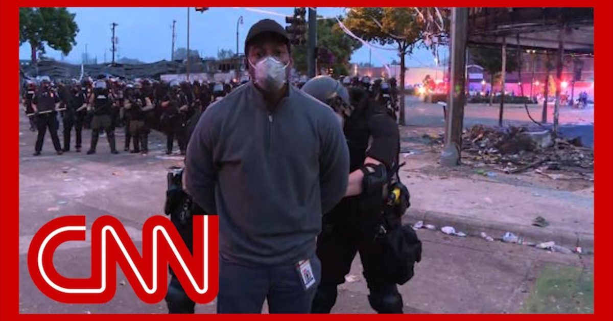 Cnn Reporter Omar Jimenez Camera Crew Arrested Live On Air