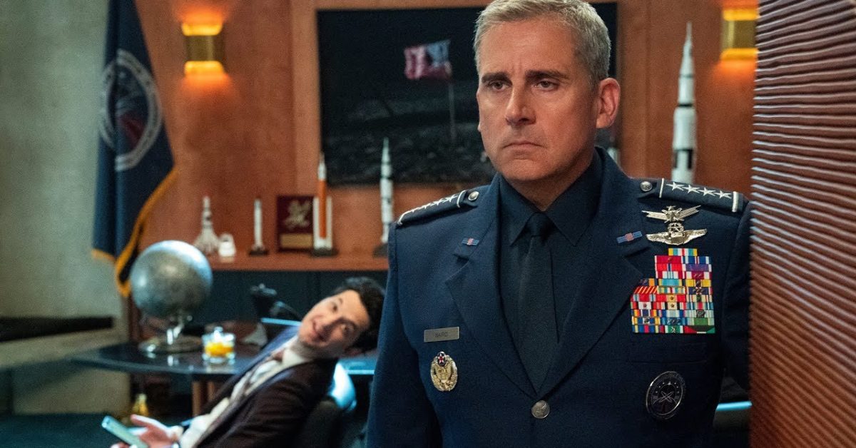 Space Force Poster Has Steve Carell Rockin Latest in Lunar Camo