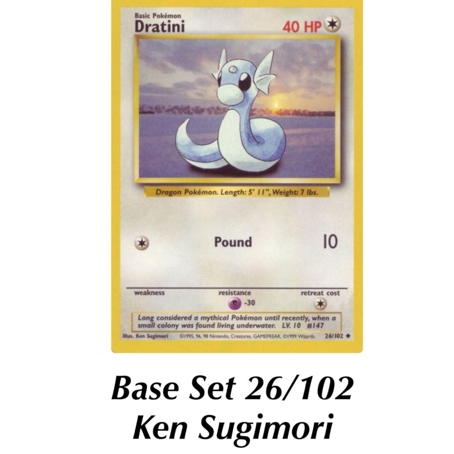 Dratini Pokemon Card