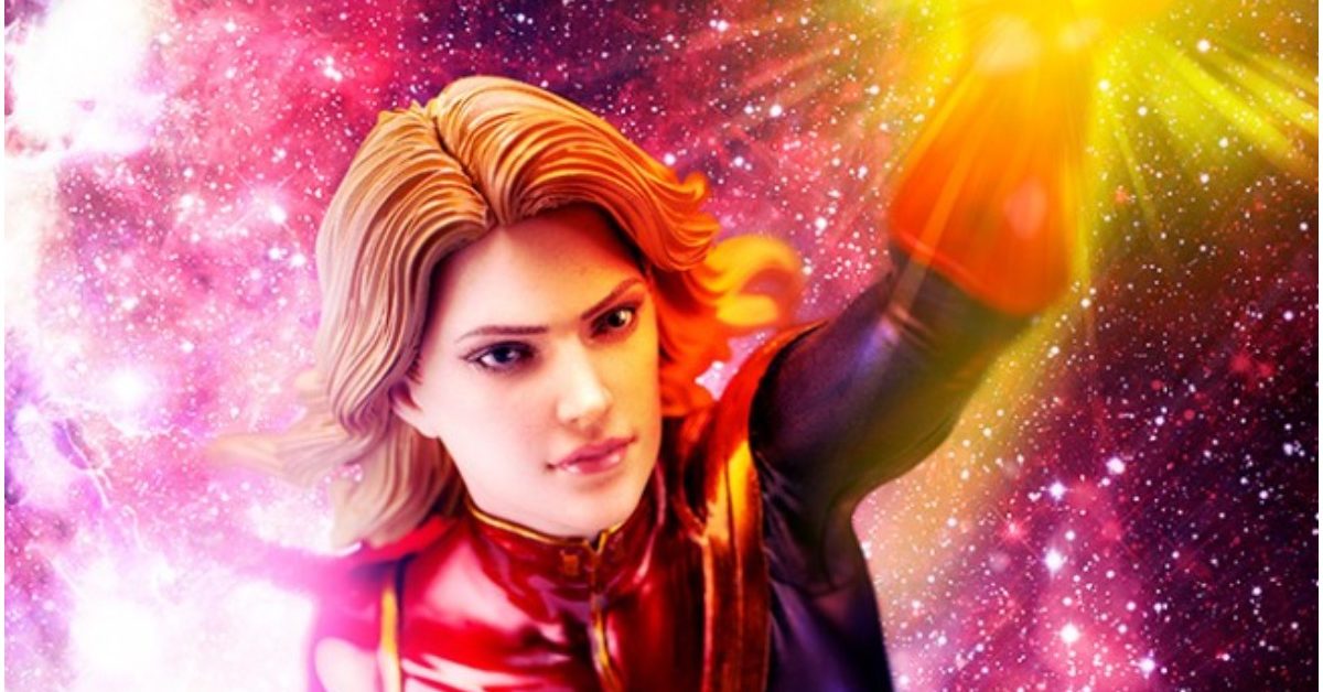 Captain Marvel Gets New Woman of Marvel Statue from Kotobukiya