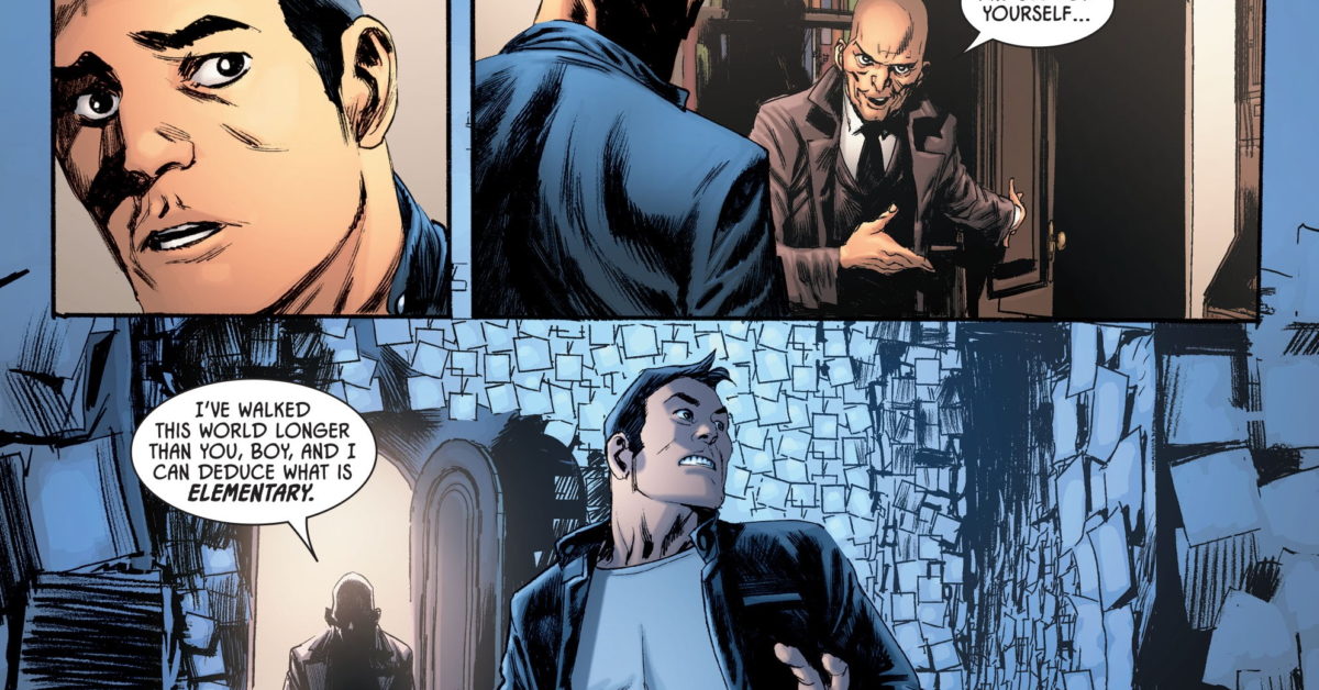 Batman #94 - Cassander Wycliffe Baker and Sherlock Holmes (Spoilers)