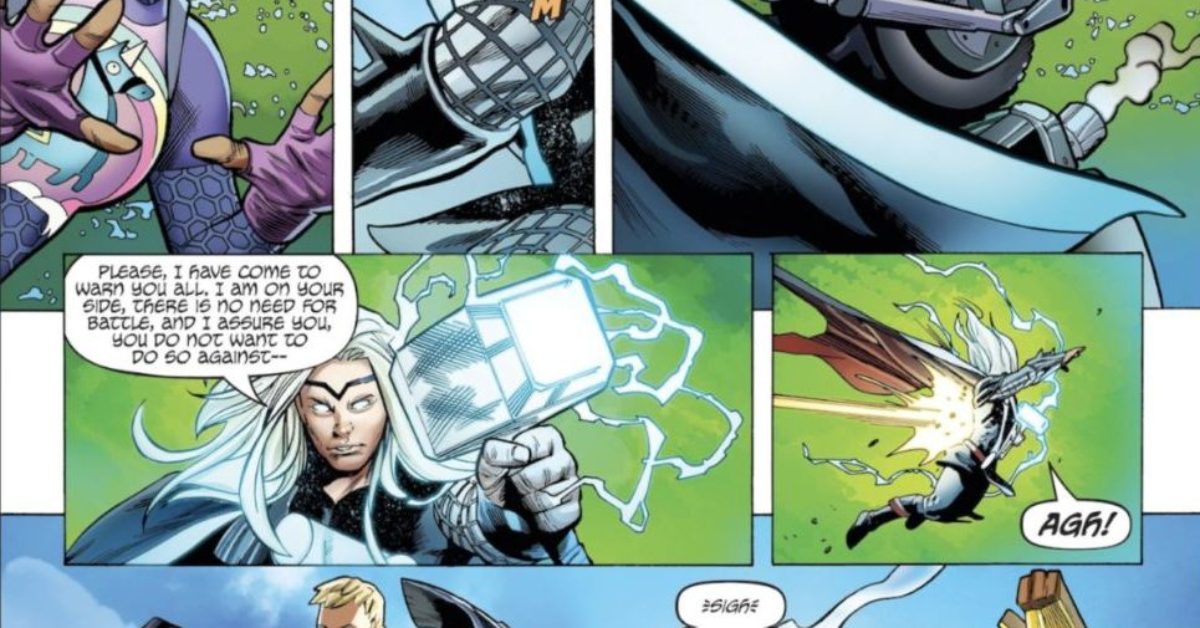 Thor Lands On The Fortnite Planet, Followed By The Black Winter