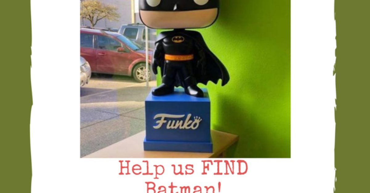 Four-Foot Funko Batman Stolen From Everett Comics