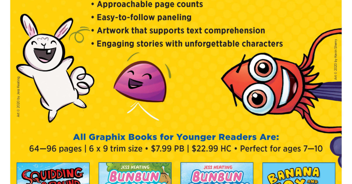 Scholastic Graphix Expands to Draw Younger Readers