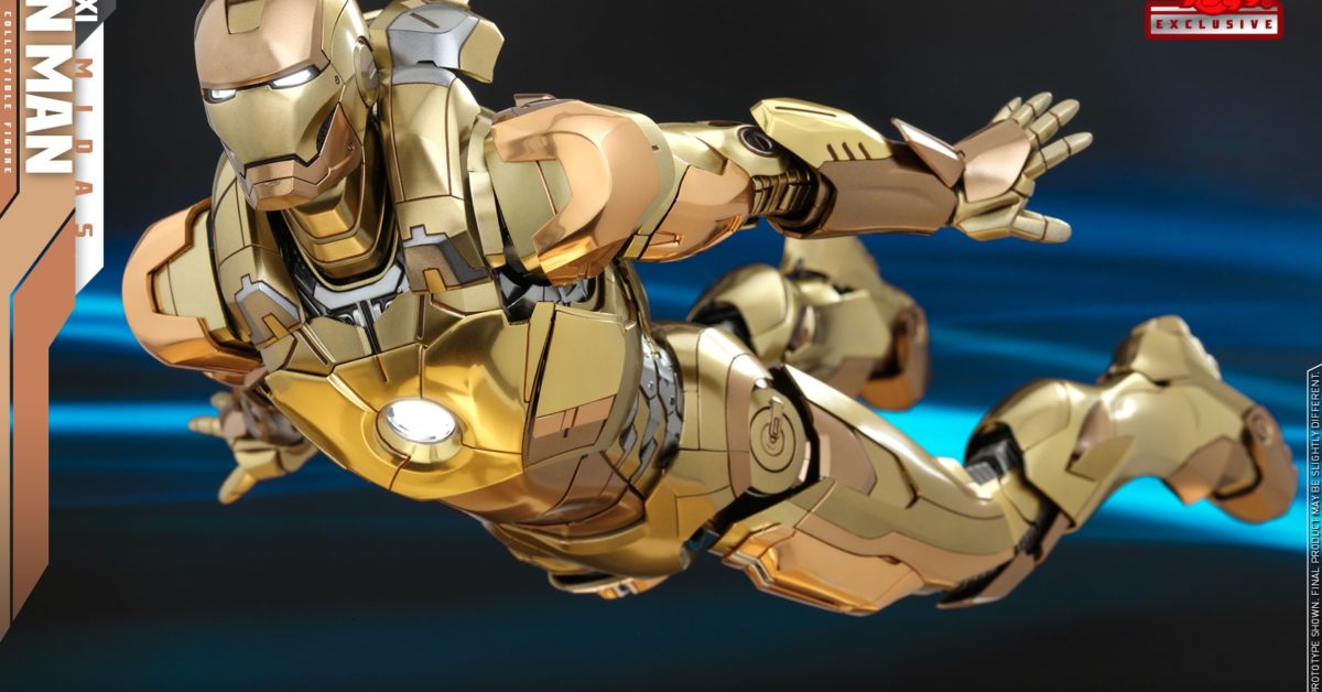 Iron Man Mark XXI (Midas) Armor Lands at Hot Toys