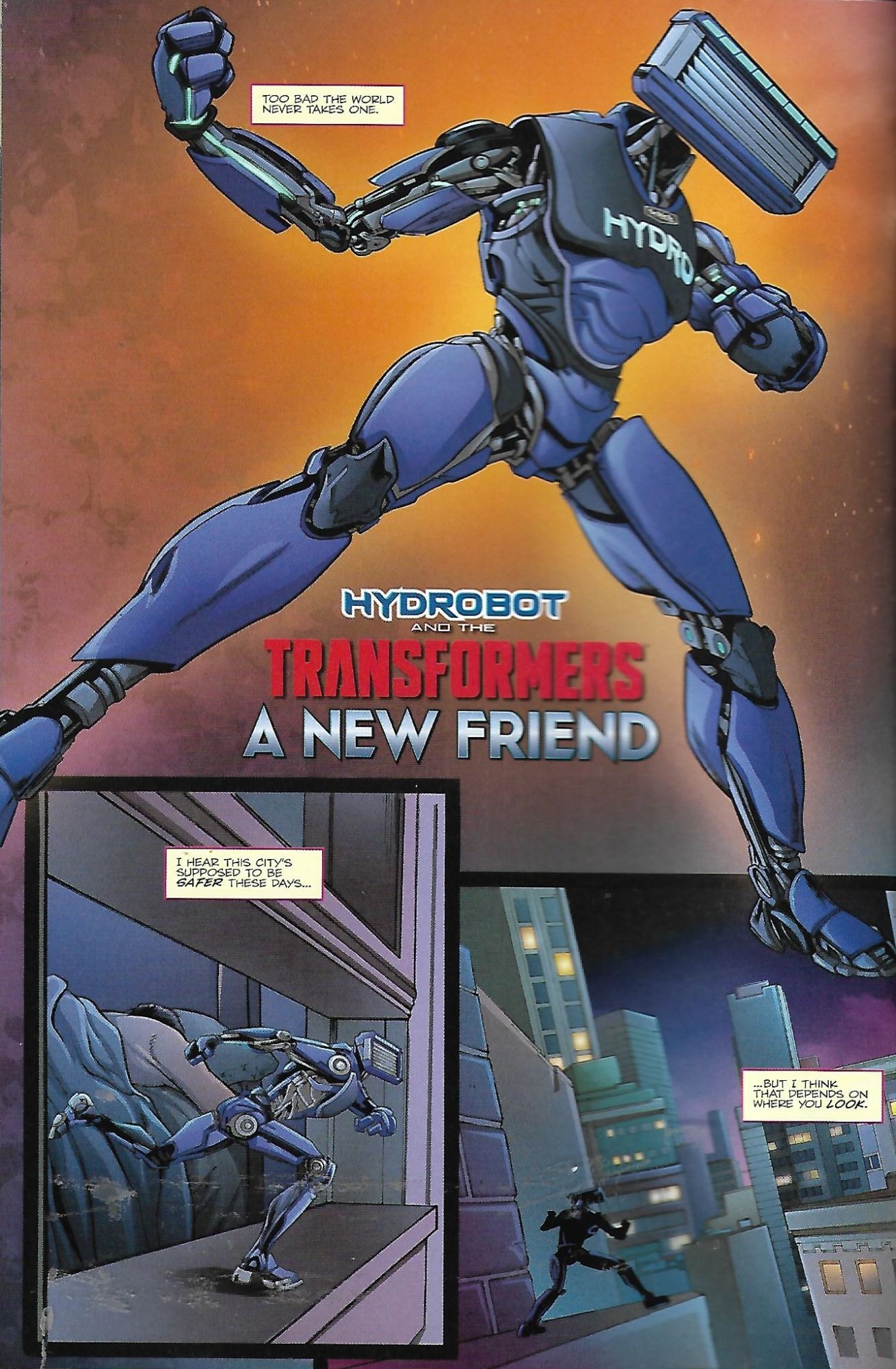 Schick Hydrobot & The Transformers: A New Friend #1 - Bleeding Cool ...