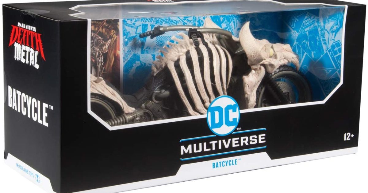 Batman Death Metal Batcycle Pre-Orders Arrive From McFarlane Toys