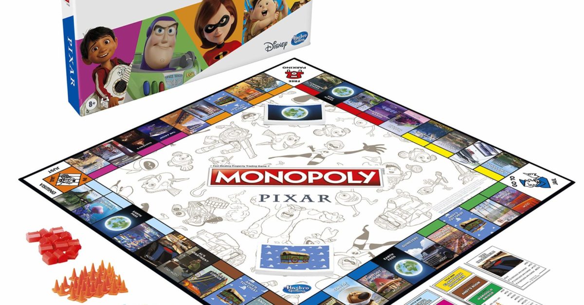 Hasbro Reveals Monopoly Pixar As An Amazon Exclusive