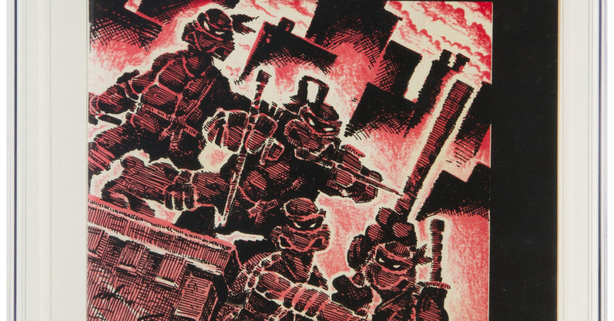 TMNT #1 First Print At Heritage Auctions Today, How High Will It Go?