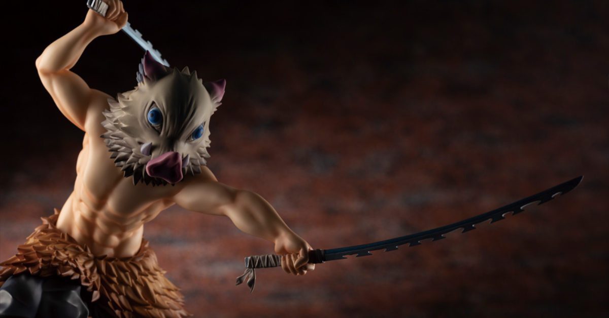 Demon Slayer Inosuke Hashibira Gets New Statue from Kotobukiya