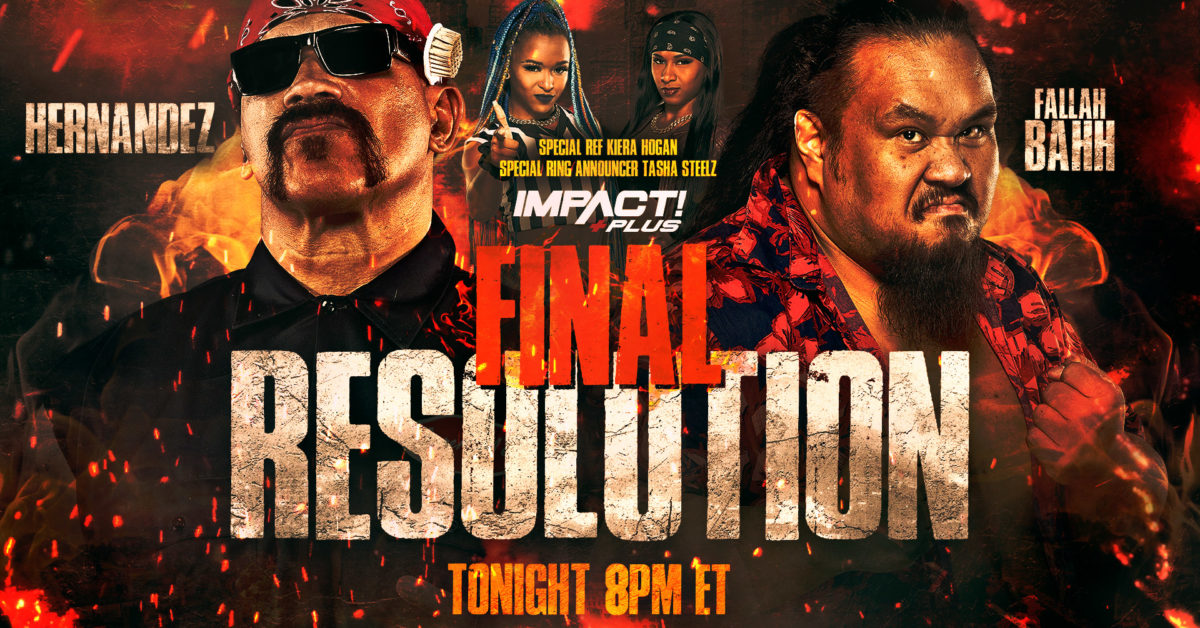 Final Resolution Results: Hernandez vs. Fallah Bahh, Kenny Omega