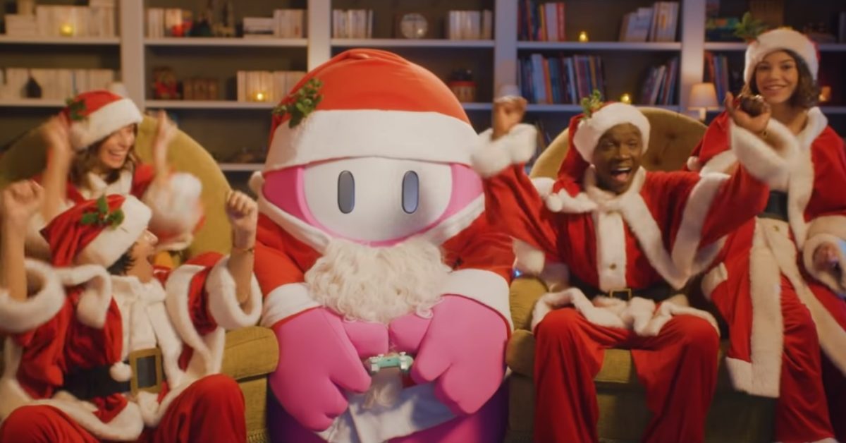 Fall Guys Gets A Free Santa Costume For Everyone