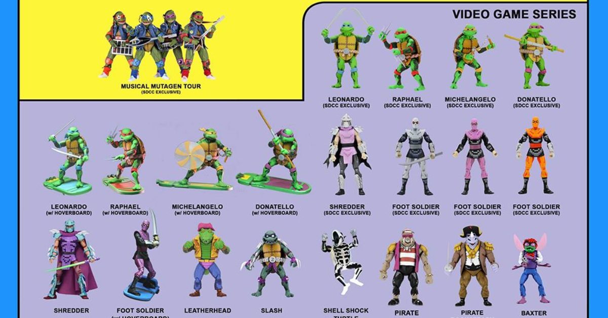 NECA 12 Day Of Downloads: Movi, Arcade, and Mirage TMNT Lines
