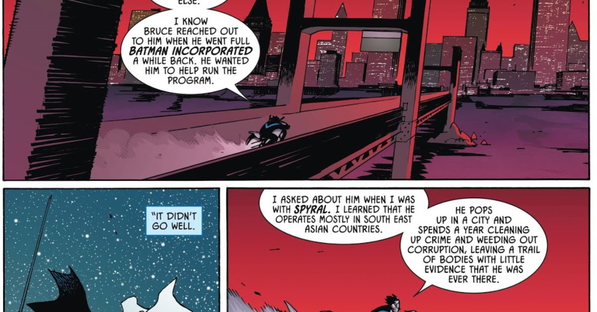Incorporating Batman Incorporated Into Batman #104