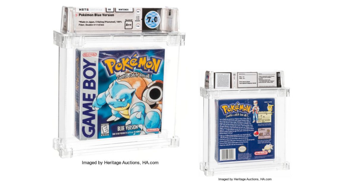 Pure Pokémon Nostalgia As Sealed Blue Version Hits Auction